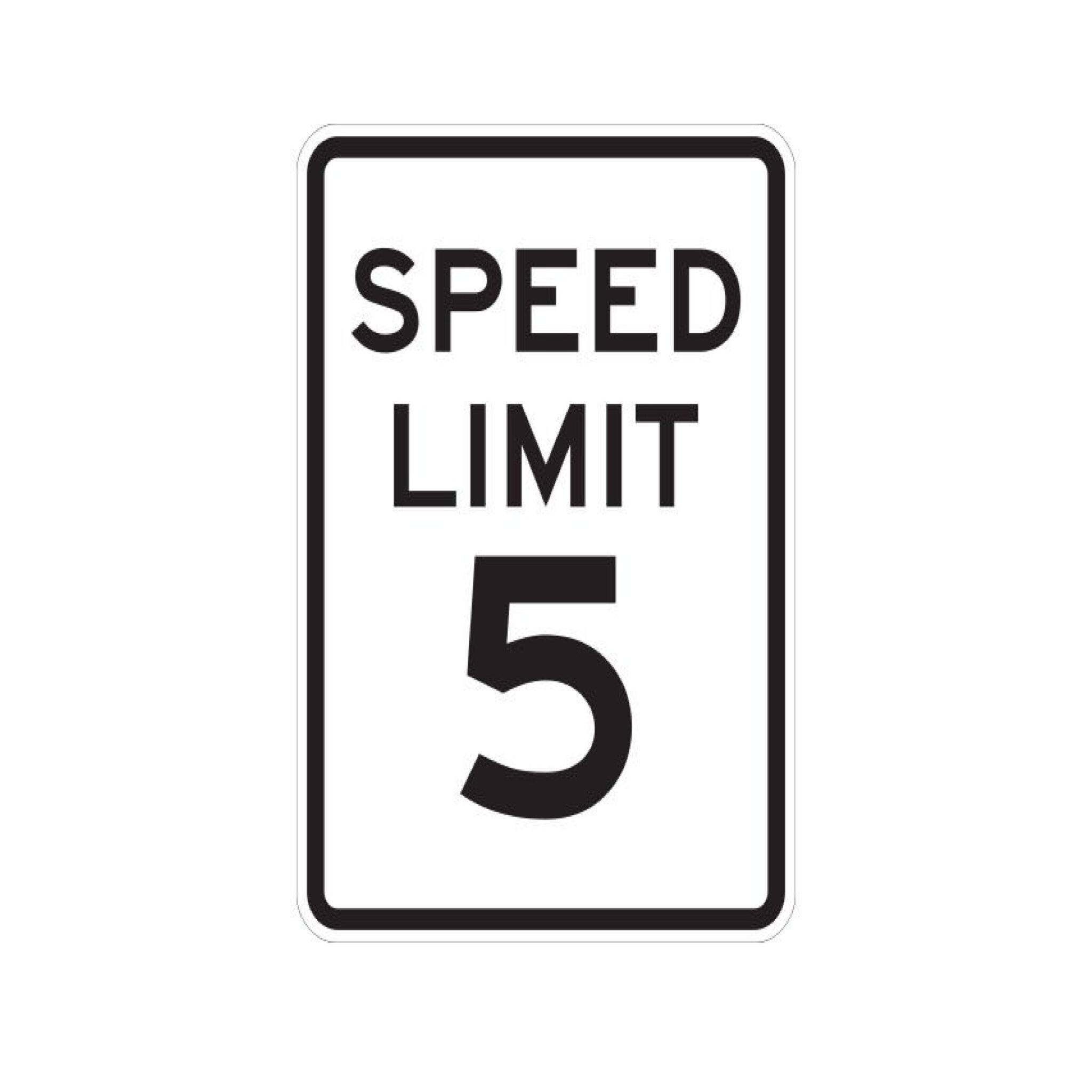 SPEED LIMIT 18in X 24in - Custom Sign Printing Company | Best Signage ...