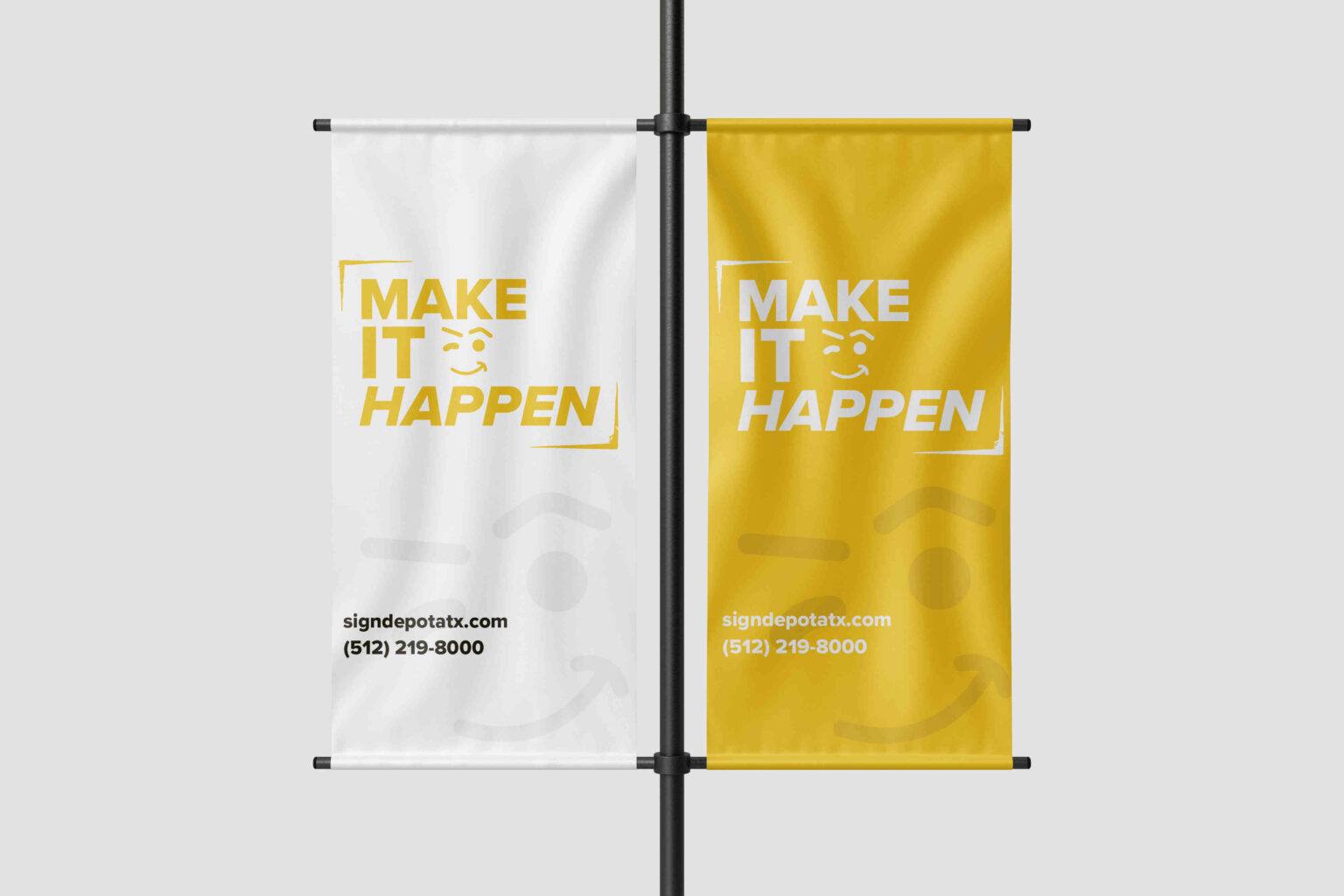 Double Sided Banners - Custom Sign Printing Company | Best Signage ...